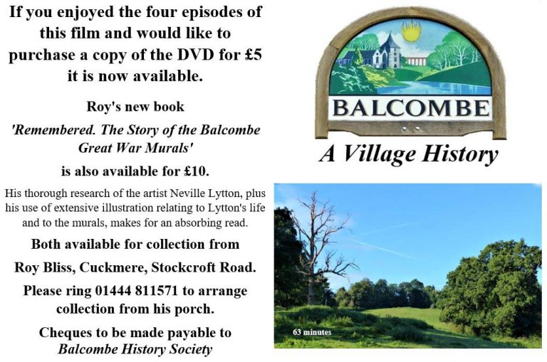 Balcombe - A Village History - DVD Now available